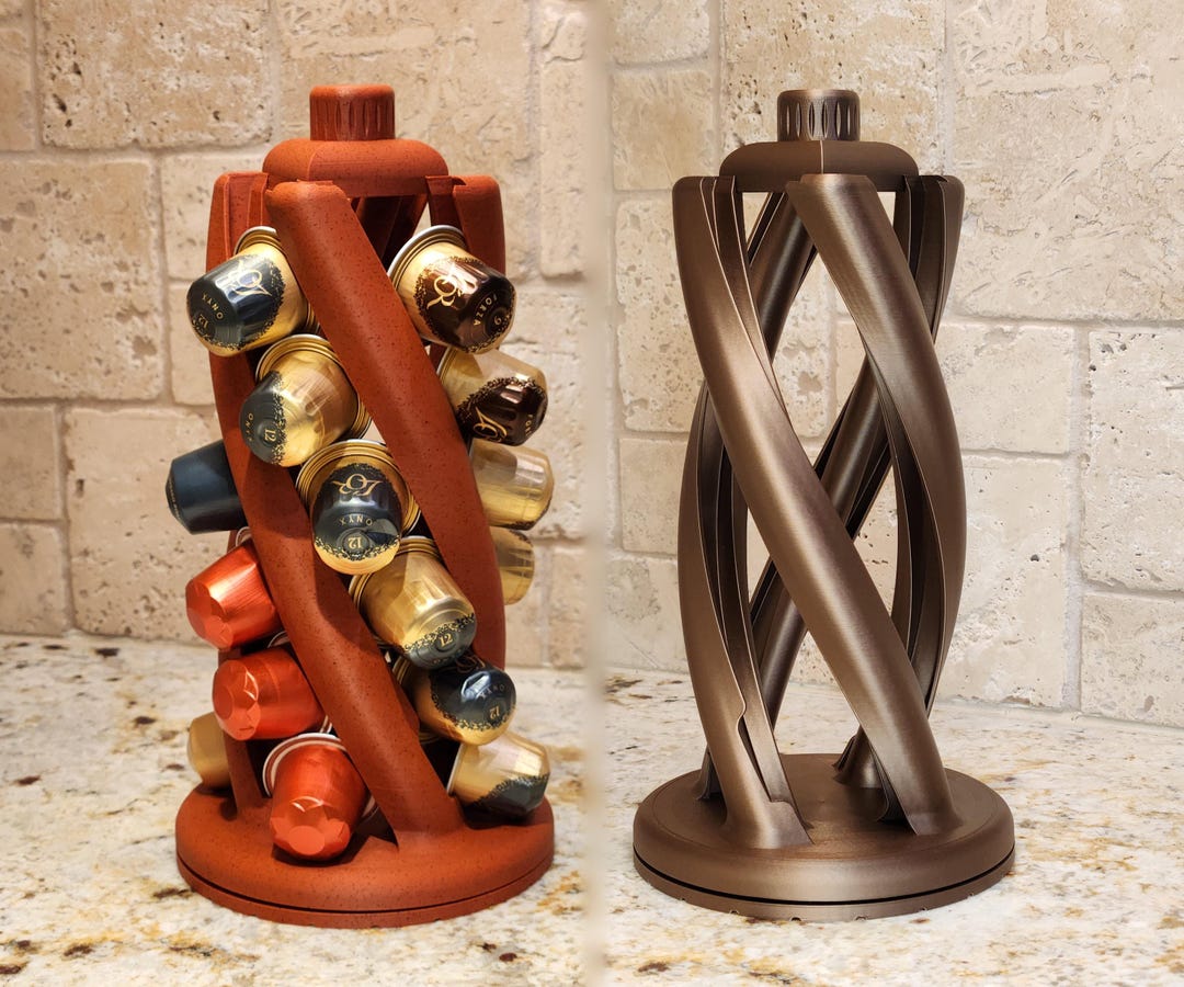 Spiral Nespresso Pod Holder. Circular Nespresso Original Capsule ...