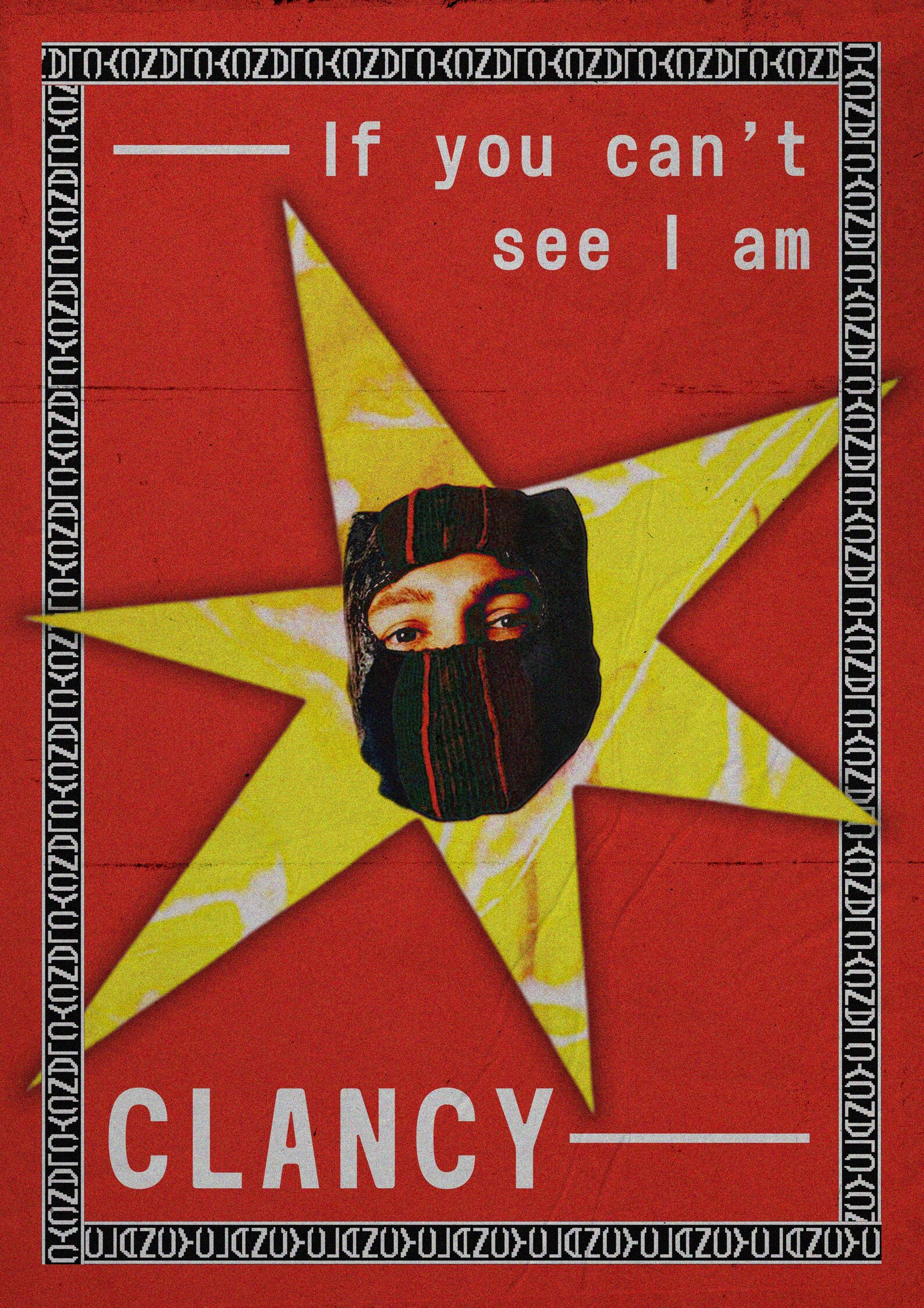 If You Can't See I Am Clancy Poster Design - Etsy