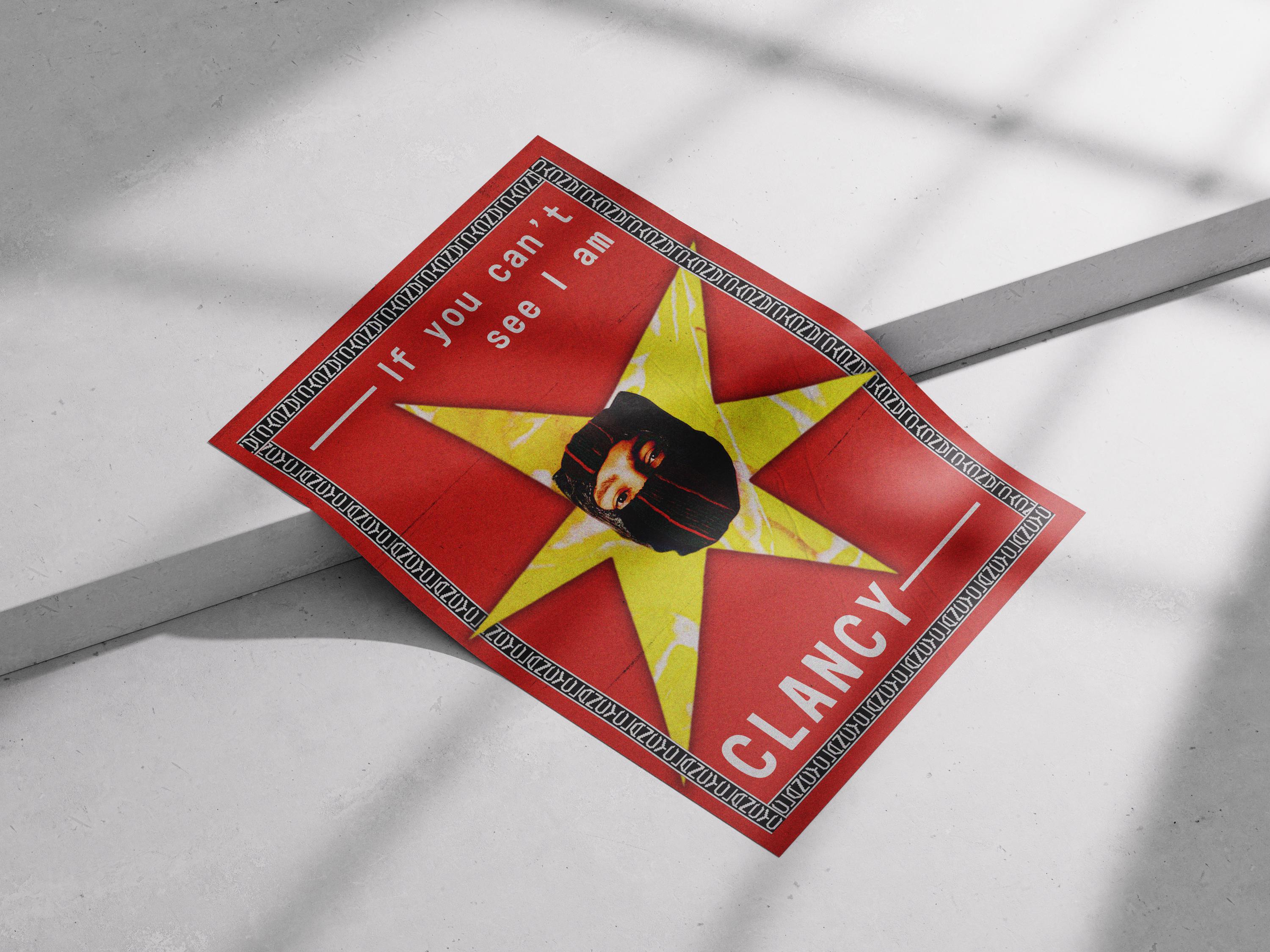 If You Can't See I Am Clancy Poster Design - Etsy