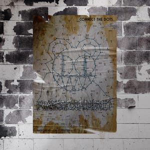 Radiohead OK Computer Poster Connect the Dots - Etsy