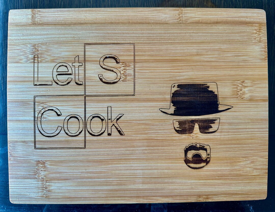 Breaking Bad heisenberg Lets Cook Cutting Board, Charcuterie - Etsy