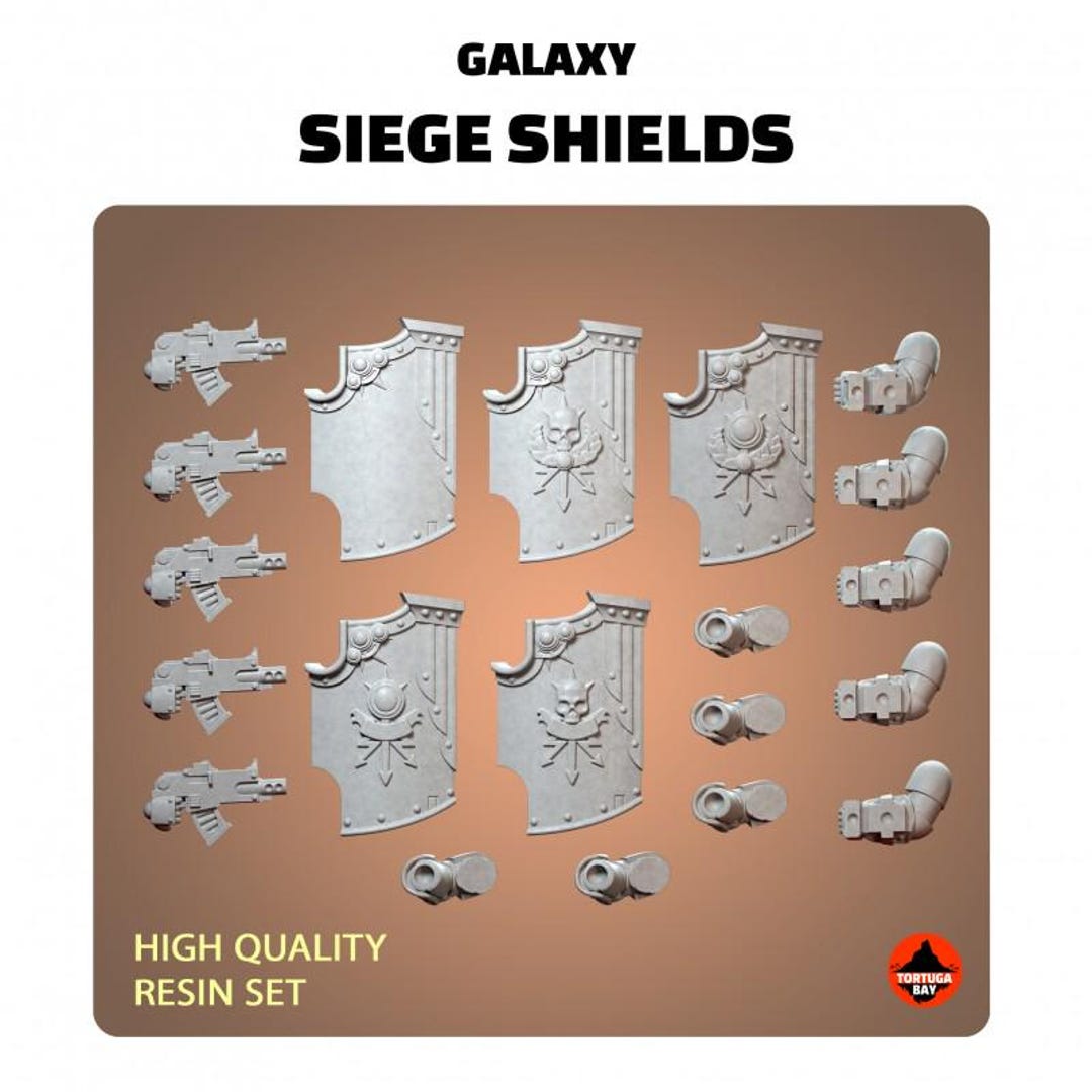 Galaxy Armour Siege Upgrade Sets Tortuga Bay Miniatures - Etsy