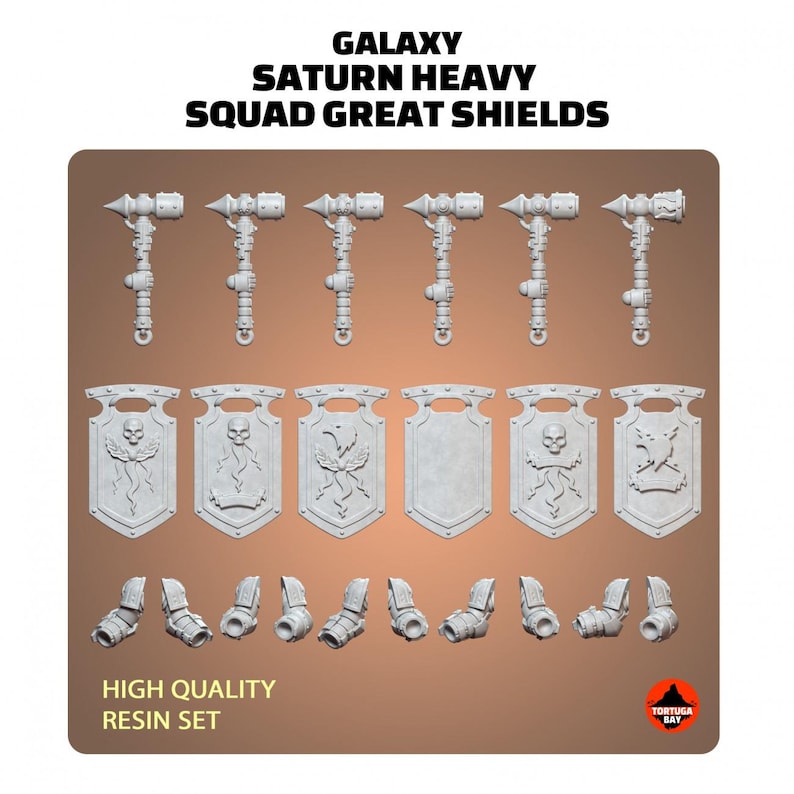 Saturn Heavy Armour Marines Upgrade Sets Tortuga Bay Miniatures - Etsy
