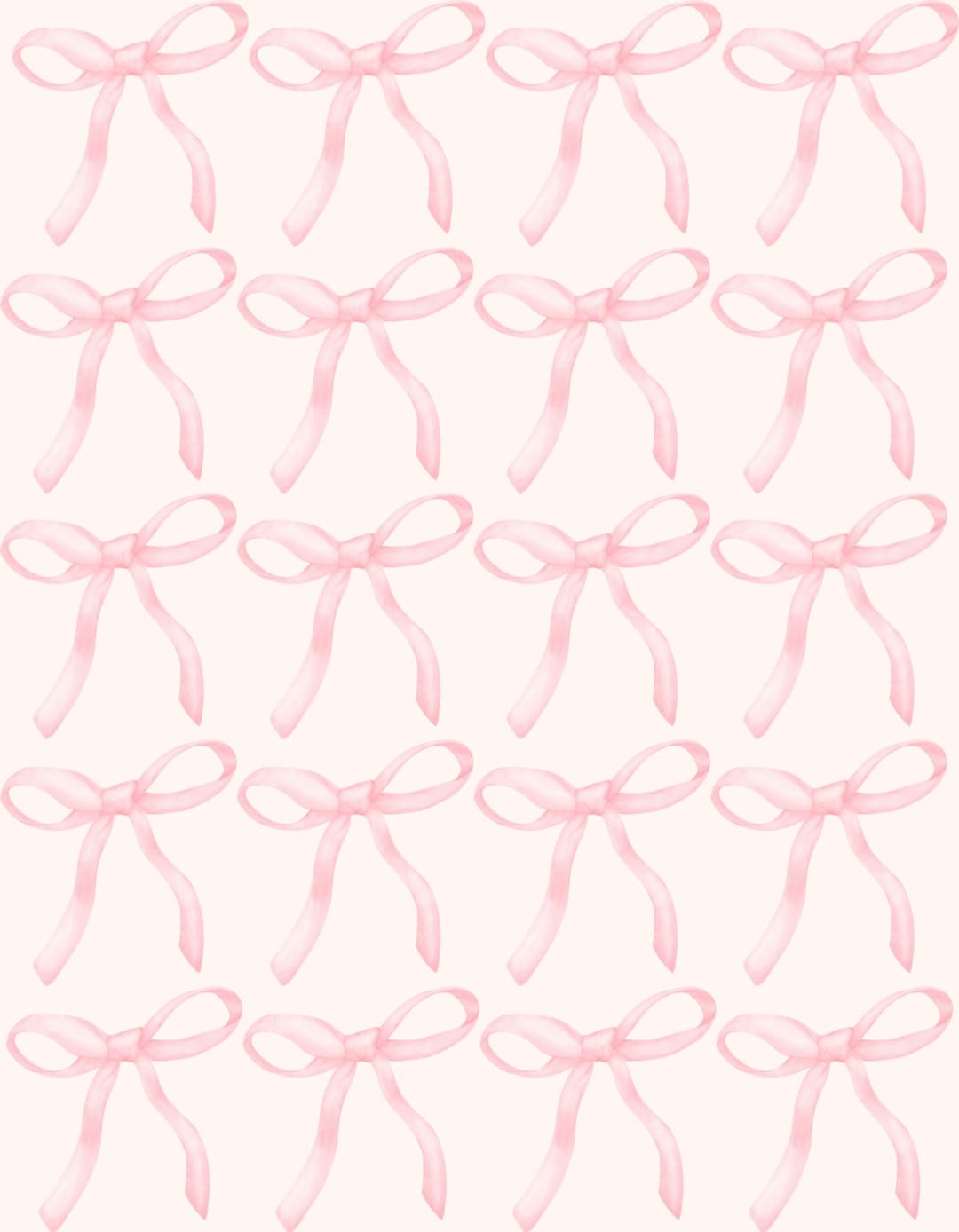 Pink Bow Background - Etsy