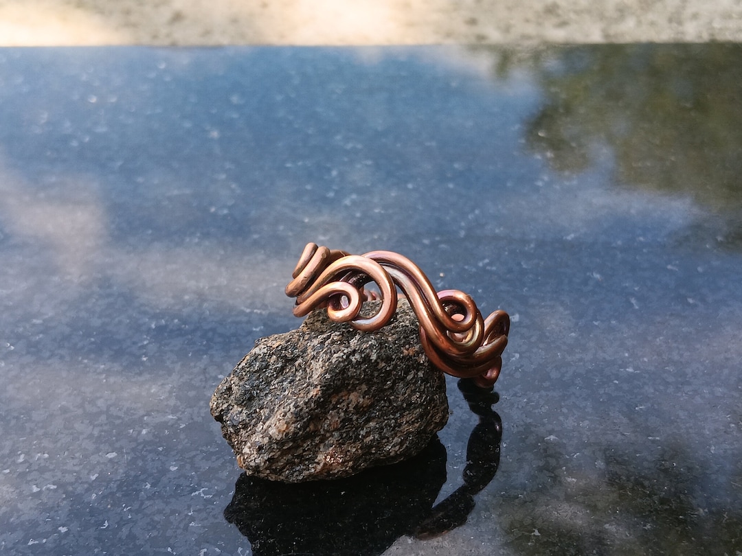 LADIES COPPER RING, Petite & Large Band Sizes, Copper Arthritis Ring ...
