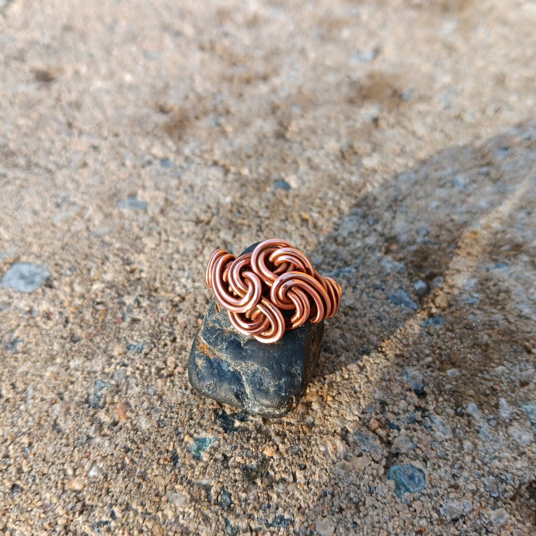 Copper Knot Ring, Men Women & Couples Unity Band, Pure Copper Arthritis ...