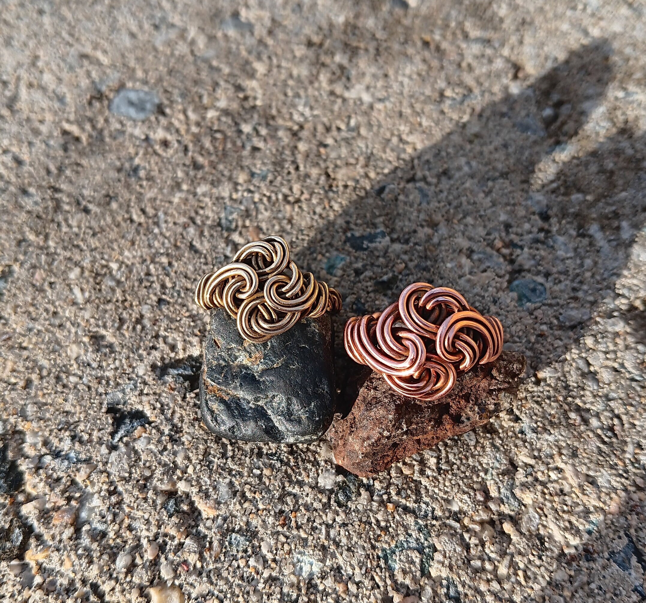 Brass Knot Ring, Men Women & Couples Forever Ring, Brass Gold Band ...