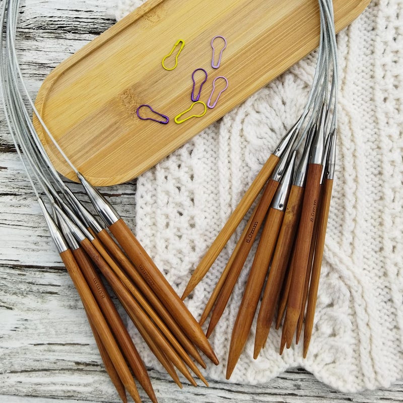 Wooden Knitting Needles - Etsy