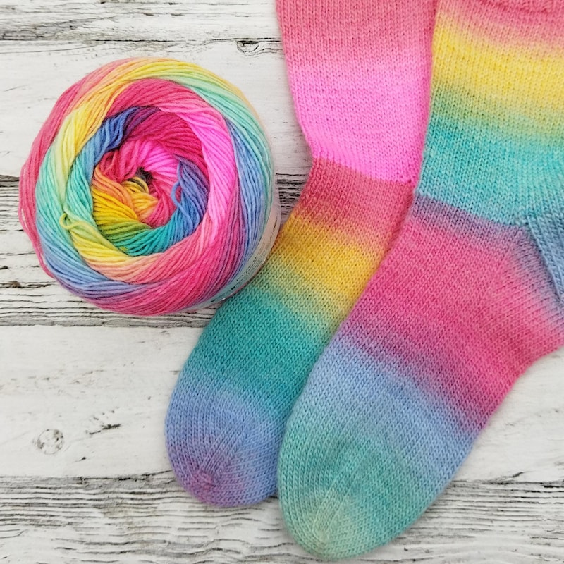 Multicolor Wool Yarn - Etsy