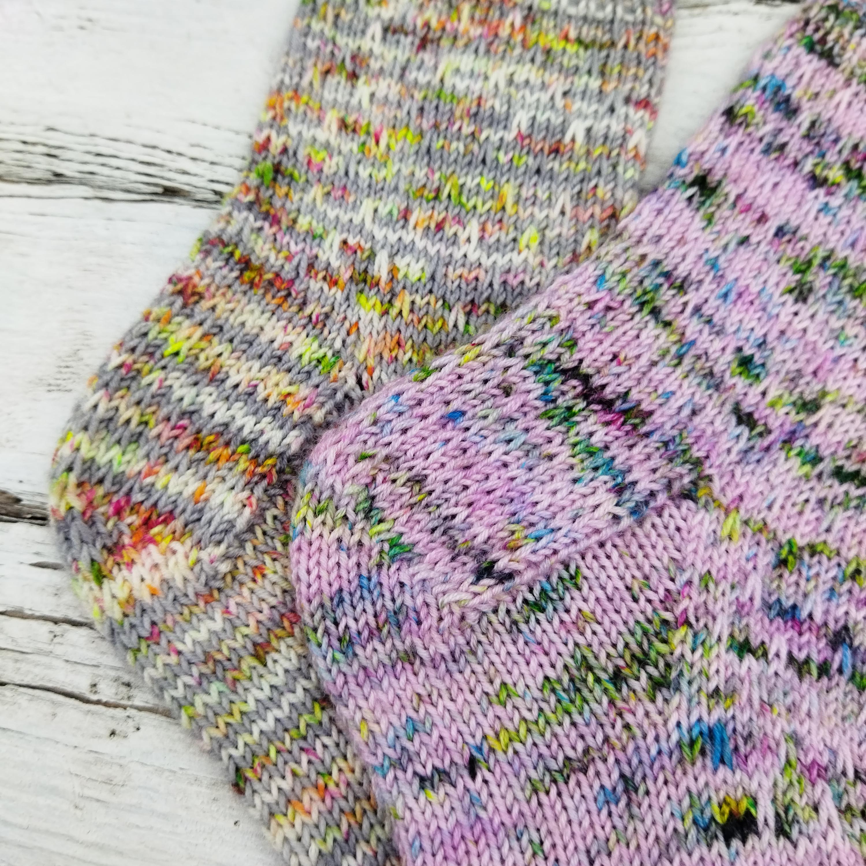 Easy Knit Socks Pattern for Beginners: Unisex Mosaic Stitch (PDF ...
