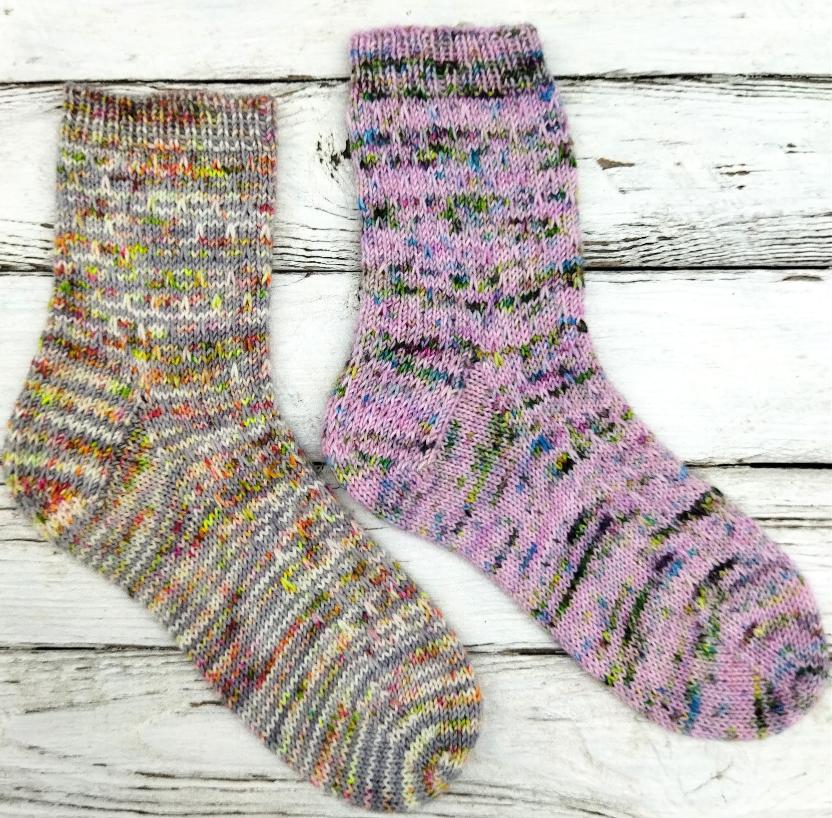 Simple Sock Knitting Pattern PDF. Socks for Beginners PDF. Woollen ...