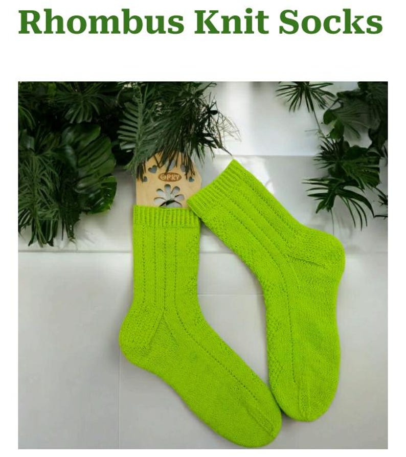 Easy Beginner Sock Knitting Pattern PDF - Simple DPN Cozy Socks - Learn ...