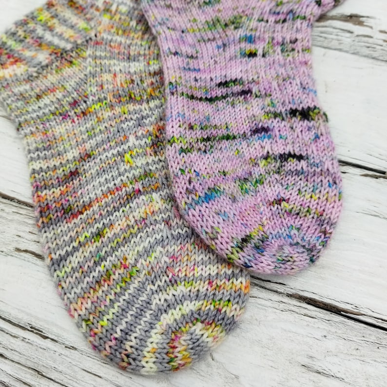 Easy Knit Socks Pattern for Beginners: Unisex Mosaic Stitch (PDF ...