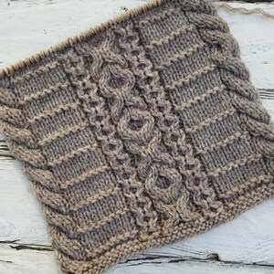 Detailed Knit Pattern PDF, Pattern for a Scarf, Sweater, Fall/winter Knitting Pattern, Cable ...