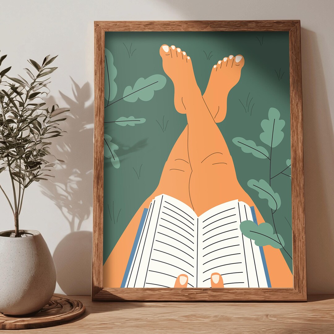 Reading Book Poster, Bookish Woman, Book Lover, Mental Health, Library ...