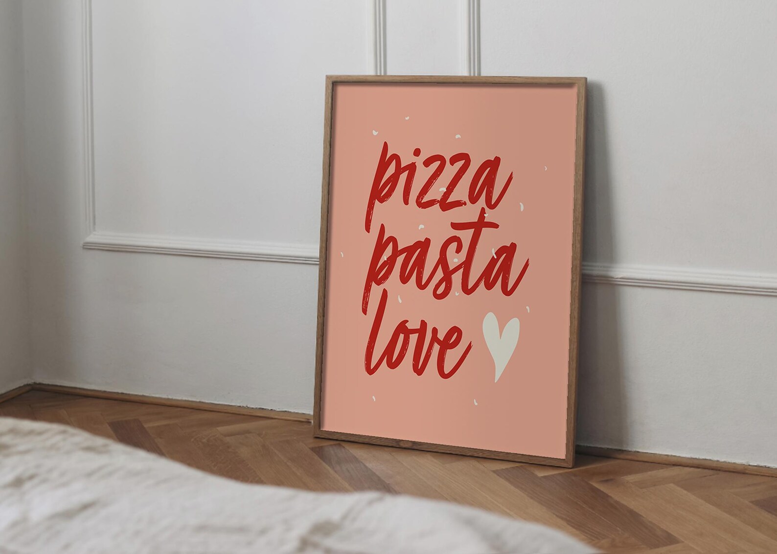 Pizza Poster Pasta Wall Art Italian Cuisine Print Italian Kitchen Wall ...