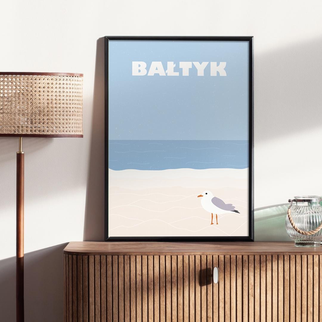 Polish Wall Art Baltyk Gift, Polish Souvenir Art Poster, Poland Travel ...