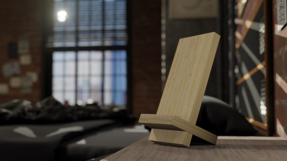 Simple DIY Phone Stand Plans: Easy Build 4-step Guide - Etsy