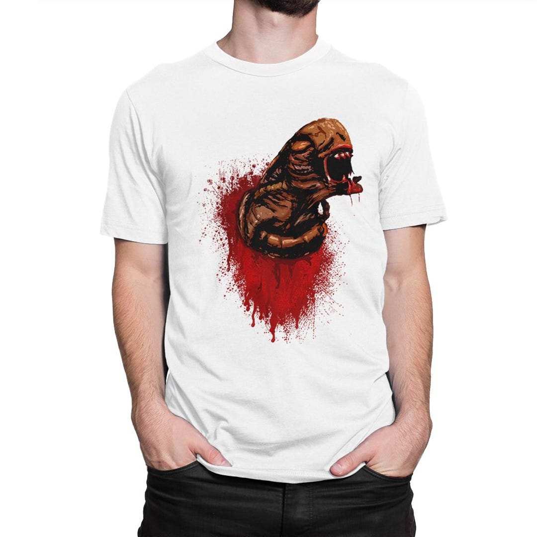 Alien Chestburster Bloody T-shirt, Men's and Women's Sizes - Etsy