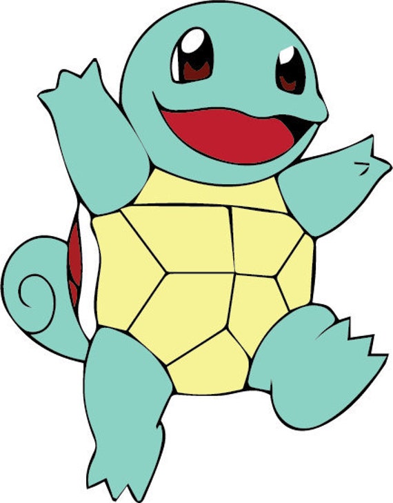 Squirtle Svg Pokemon Etsy