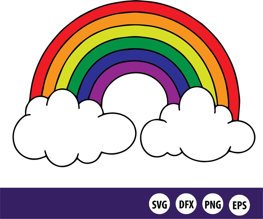 Rainbow SVG - Digital Download - Etsy Canada