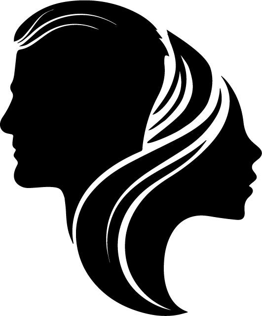 Male and Female Hair SVG Hairstylist/beautician - Etsy