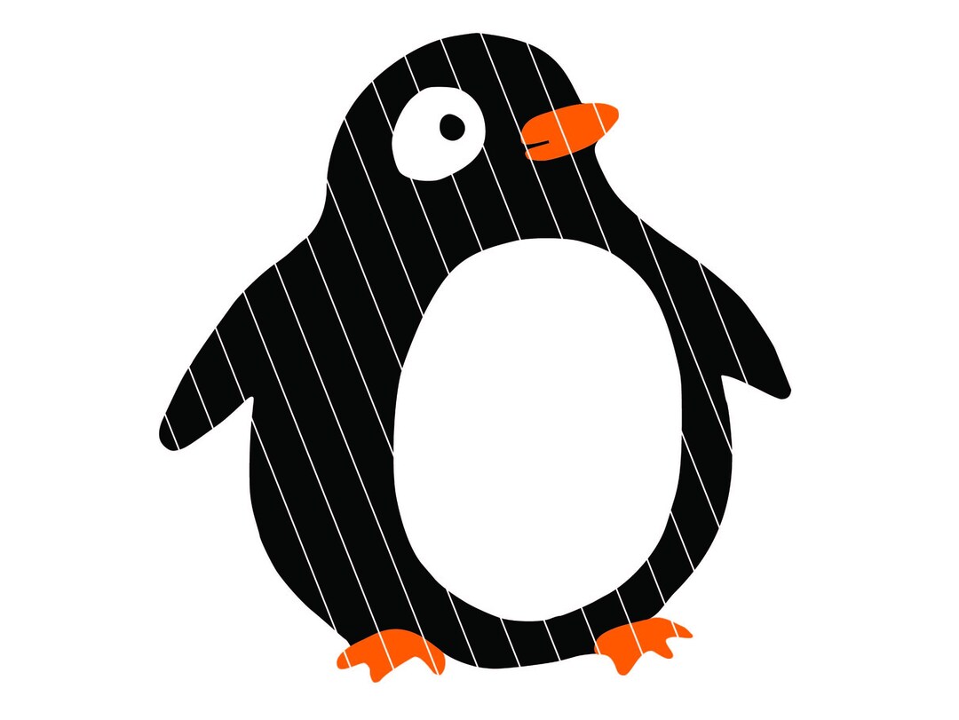 Penguin SVG - Cut File - Cricut - Silhouette - Etsy