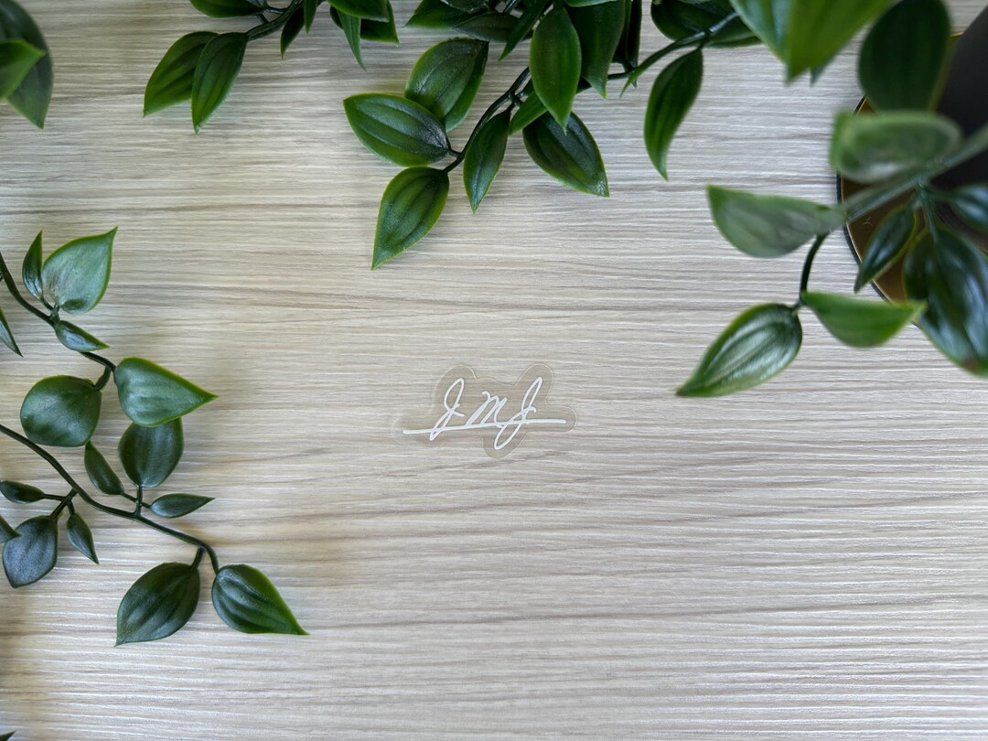 JMJ Venerable Fulton Sheen Handwriting Clear Mini Sticker Jesus Mary ...