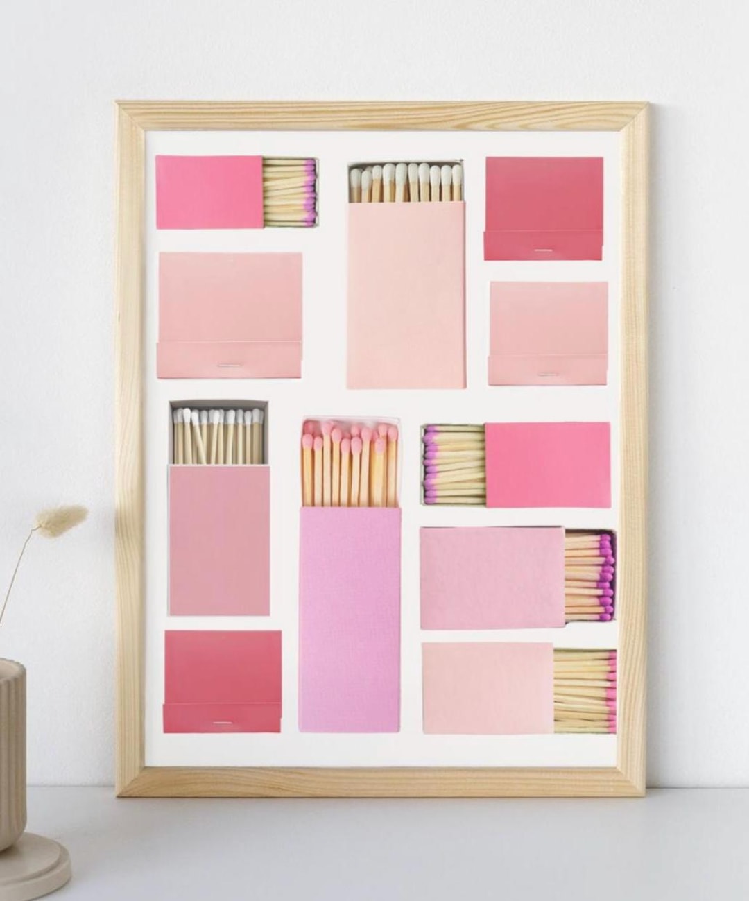 Pink Matchbook Template - Etsy