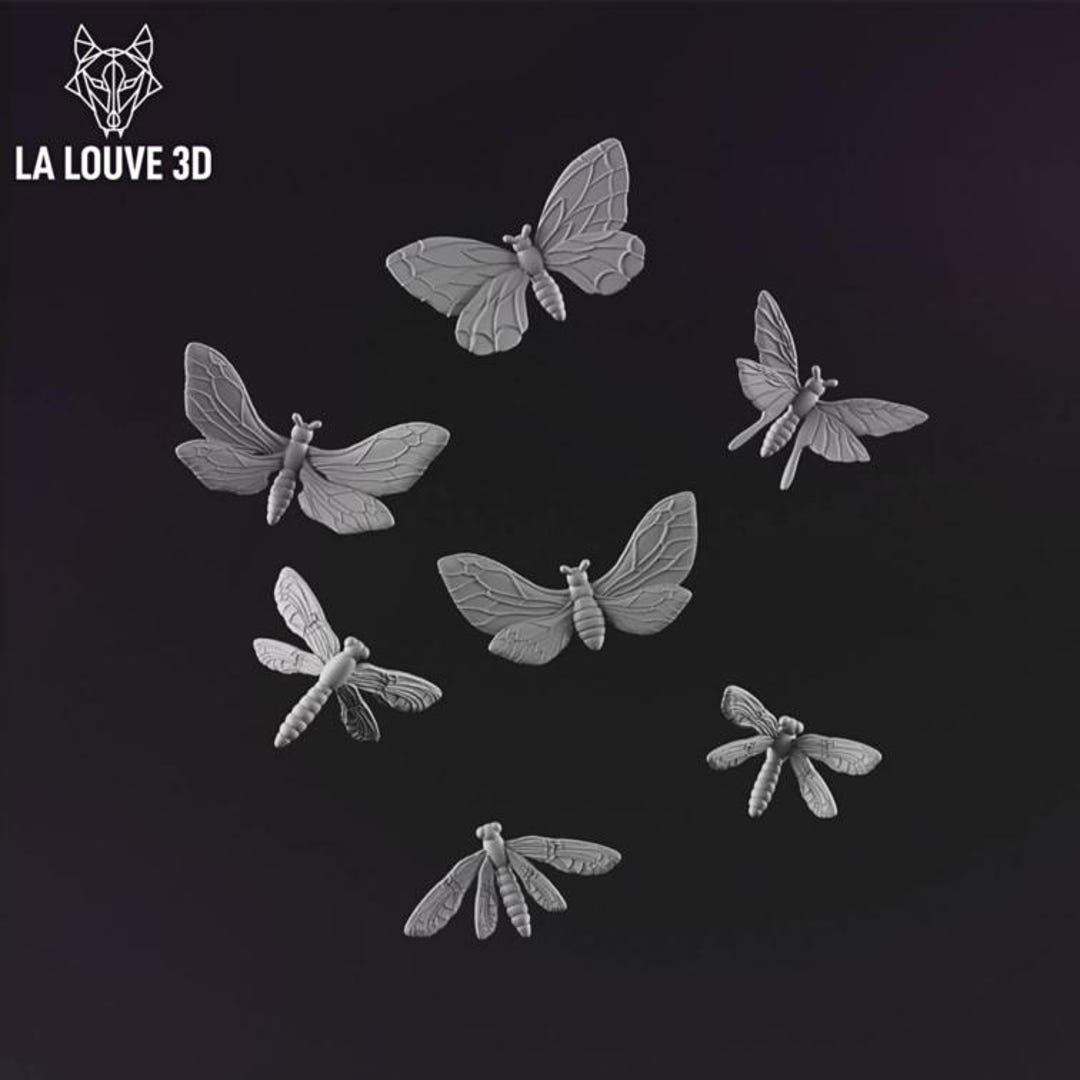 Flying Insects / Tabletop Role Playing / La Louve 3D - Etsy