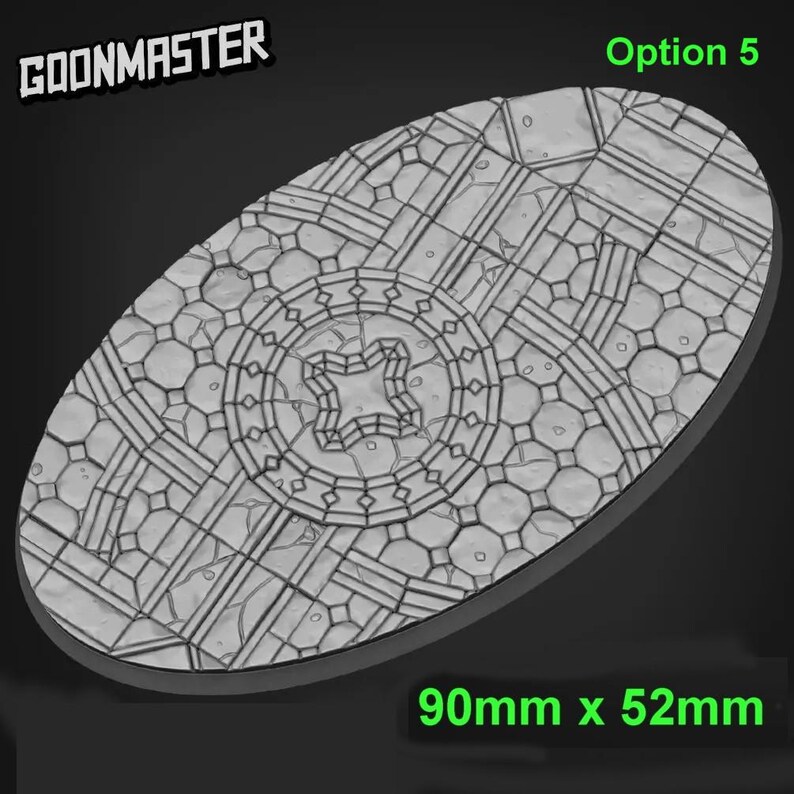 Gothic Tiles Bases | Prickly Porcupines| Goon Master Games | 3d Printed ...