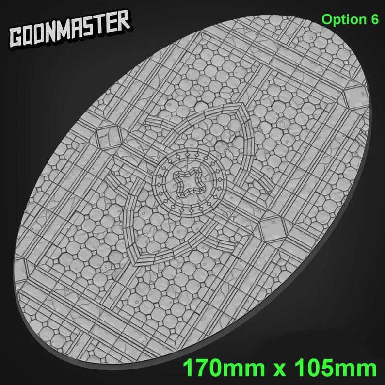 Gothic Tiles Bases | Prickly Porcupines| Goon Master Games | 3d Printed ...