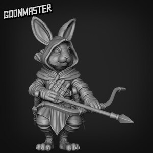 Rabbit Rogue Archer Giraffe Guardian Goon Master Games 3d Printed ...