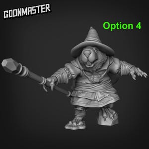 Beaver Wizard Miniature: Goon Master Games Tabletop RPG Figure - Etsy ...