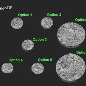Mud and Bone Bases | Filthy Fly Folks | Goon Master Games | 3d Printed ...