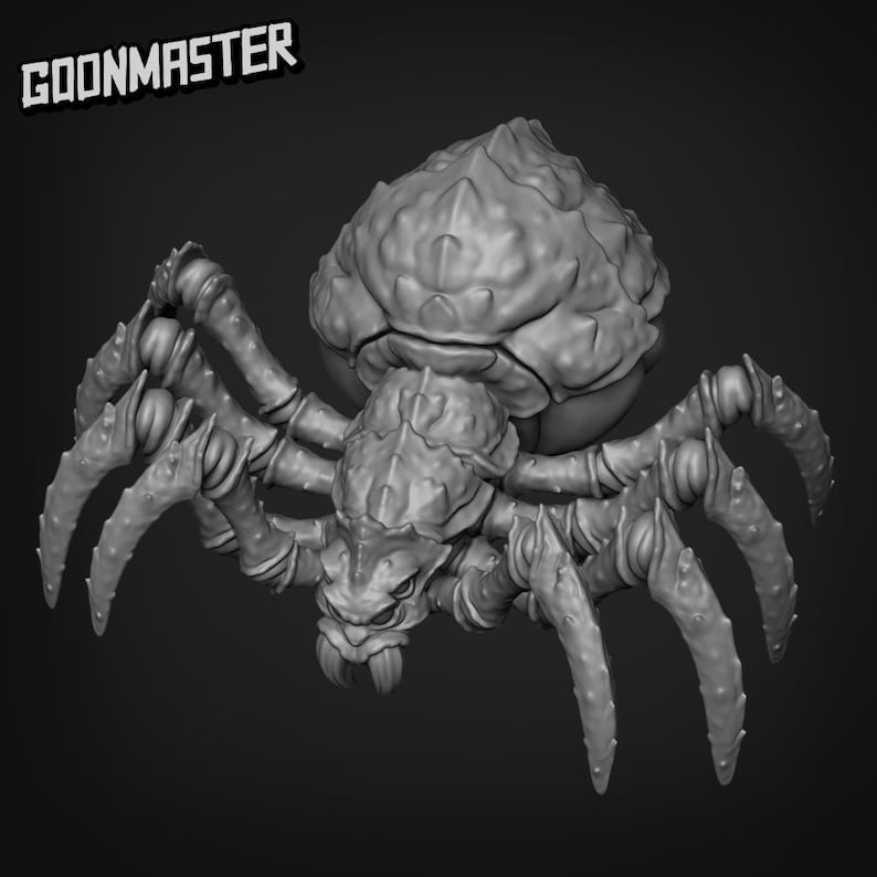 Giant Spider Miniature: 3D Printed Tabletop RPG Mini - Etsy Australia
