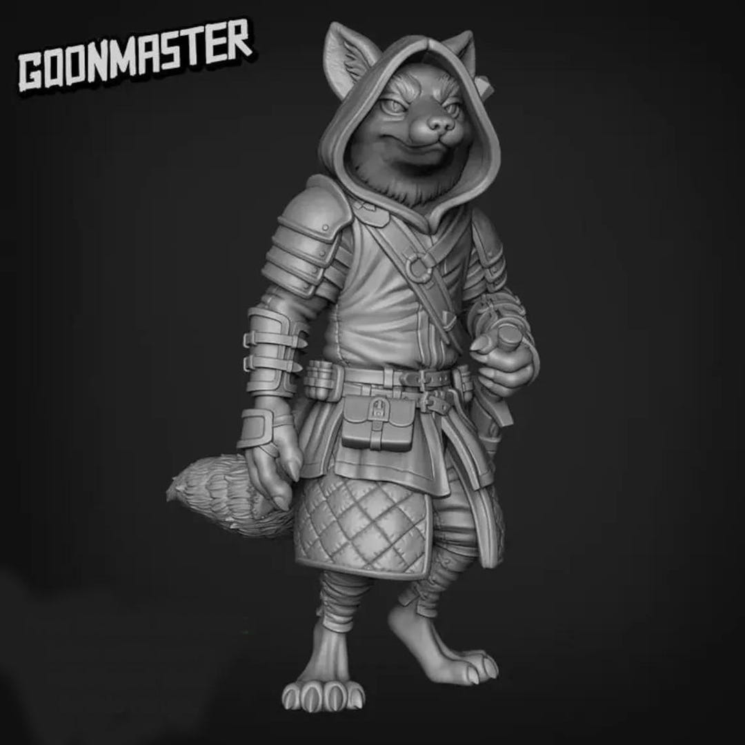 Red Fox Hunters / Sneaky Foxes / 3D Printed Tabletop Miniature / Goon ...