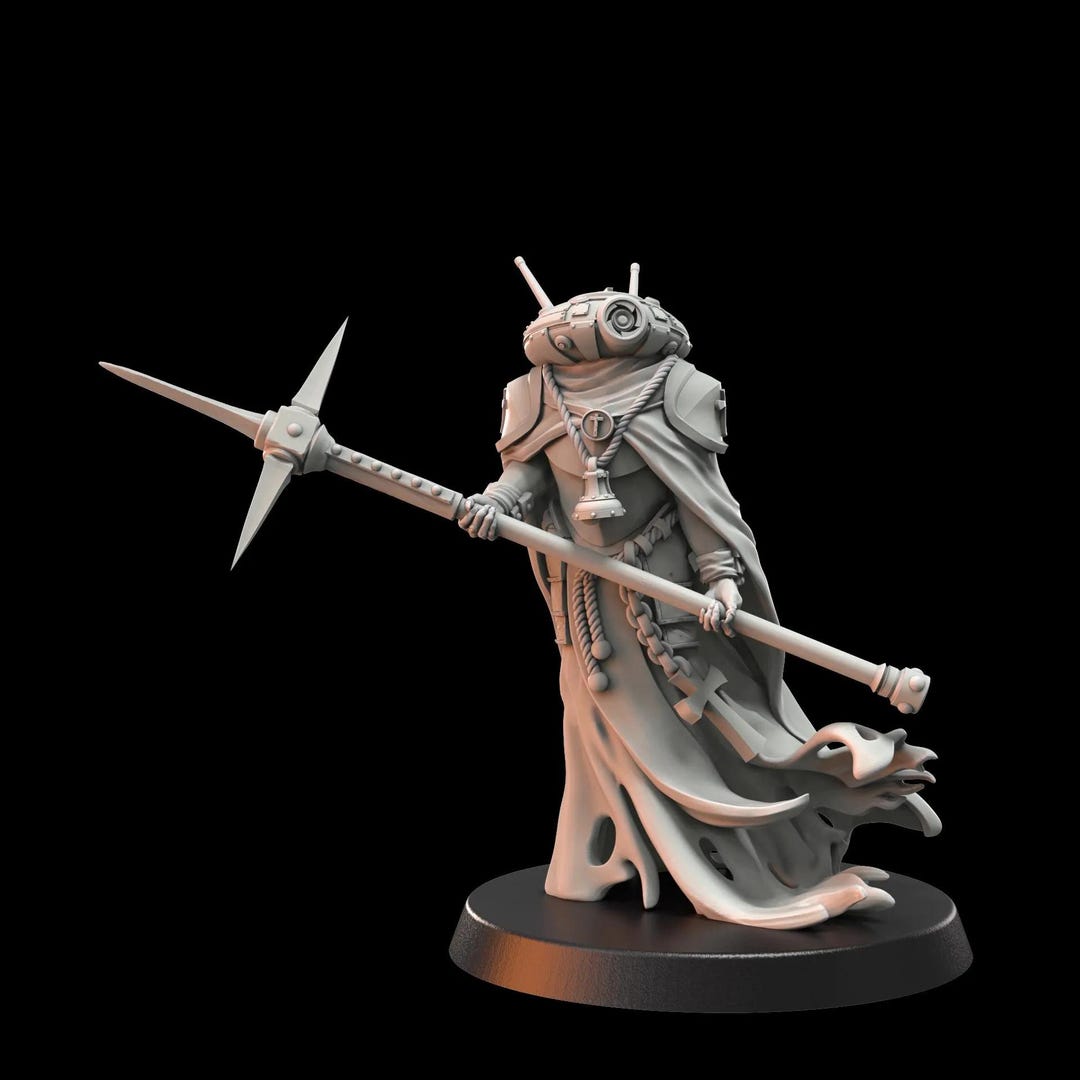 Wraith Oracle Miniature: 3D Printed Tabletop Figure by Crab Miniatures ...
