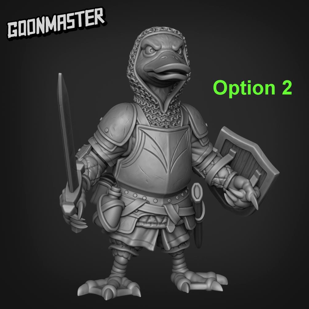 Duck Sellsword Miniature: Goon Master Games 3D Printed Tabletop RPG ...