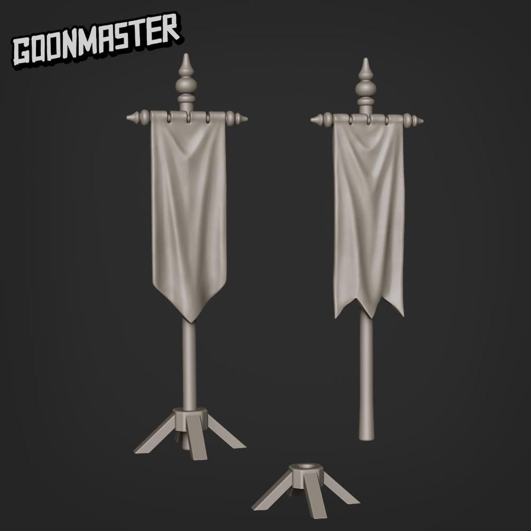 Banners / Infernal Dynasty / 3d Printed - Goon Master Games - Etsy ...