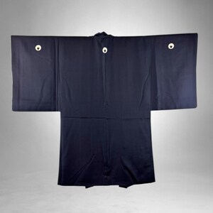 Japanese Vintage Kimono Jacket, Vintage Men's Haori With Mountain ...