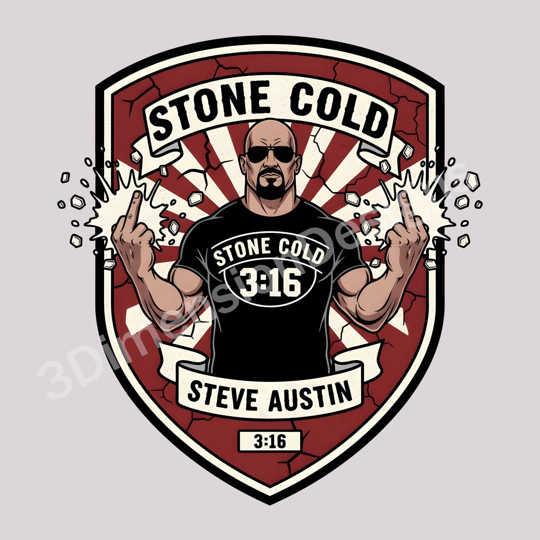 Steve Austin PNG & SVG | Digital Download | Transparent for DTF ...