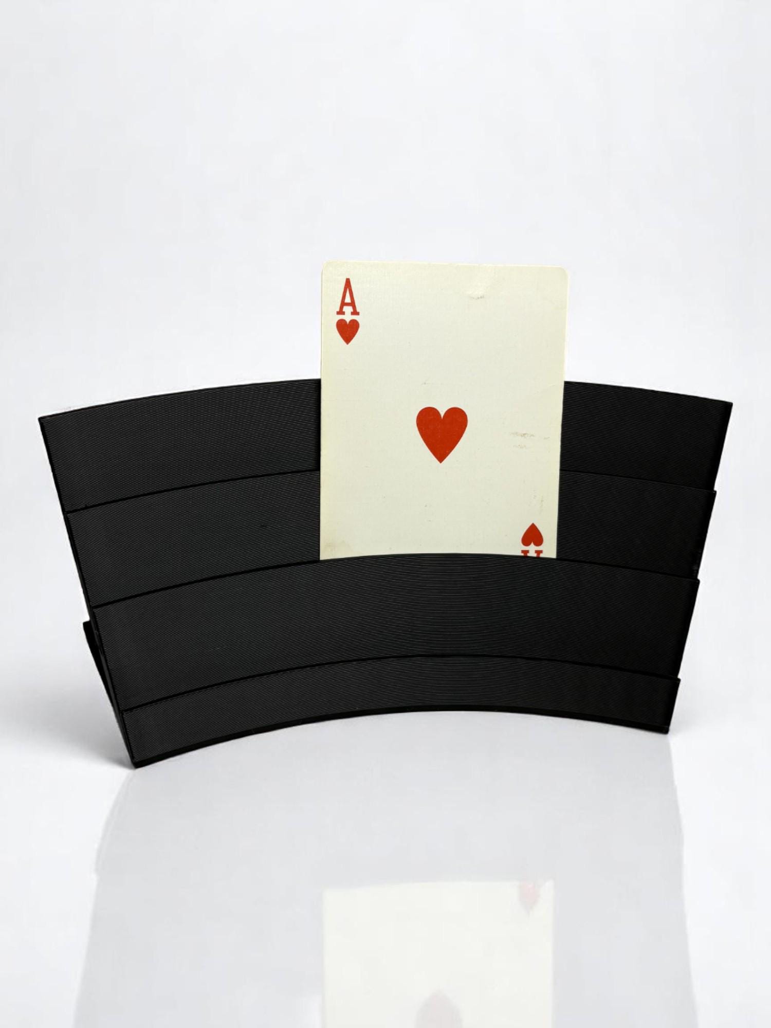Curved 3D Printed Playing Card Holder | Triple Row Design for Easy Card ...
