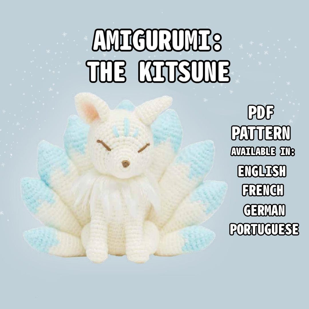 Amigurumi the Kitsune, Fantasy Amigurumi, Crochet Fox, Amigurumi Fox ...