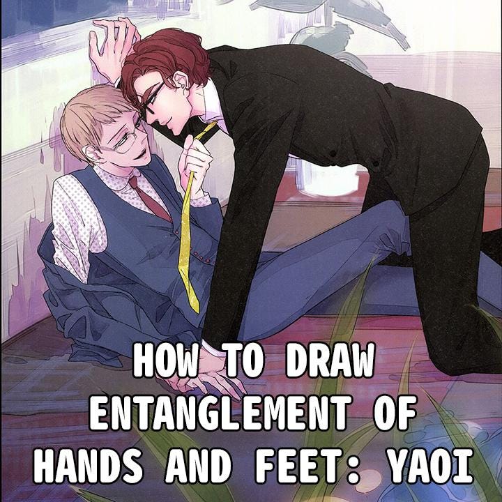 How to Draw Hand and Foot for BL, Drawing Poses for Yaoi, How to Draw ...
