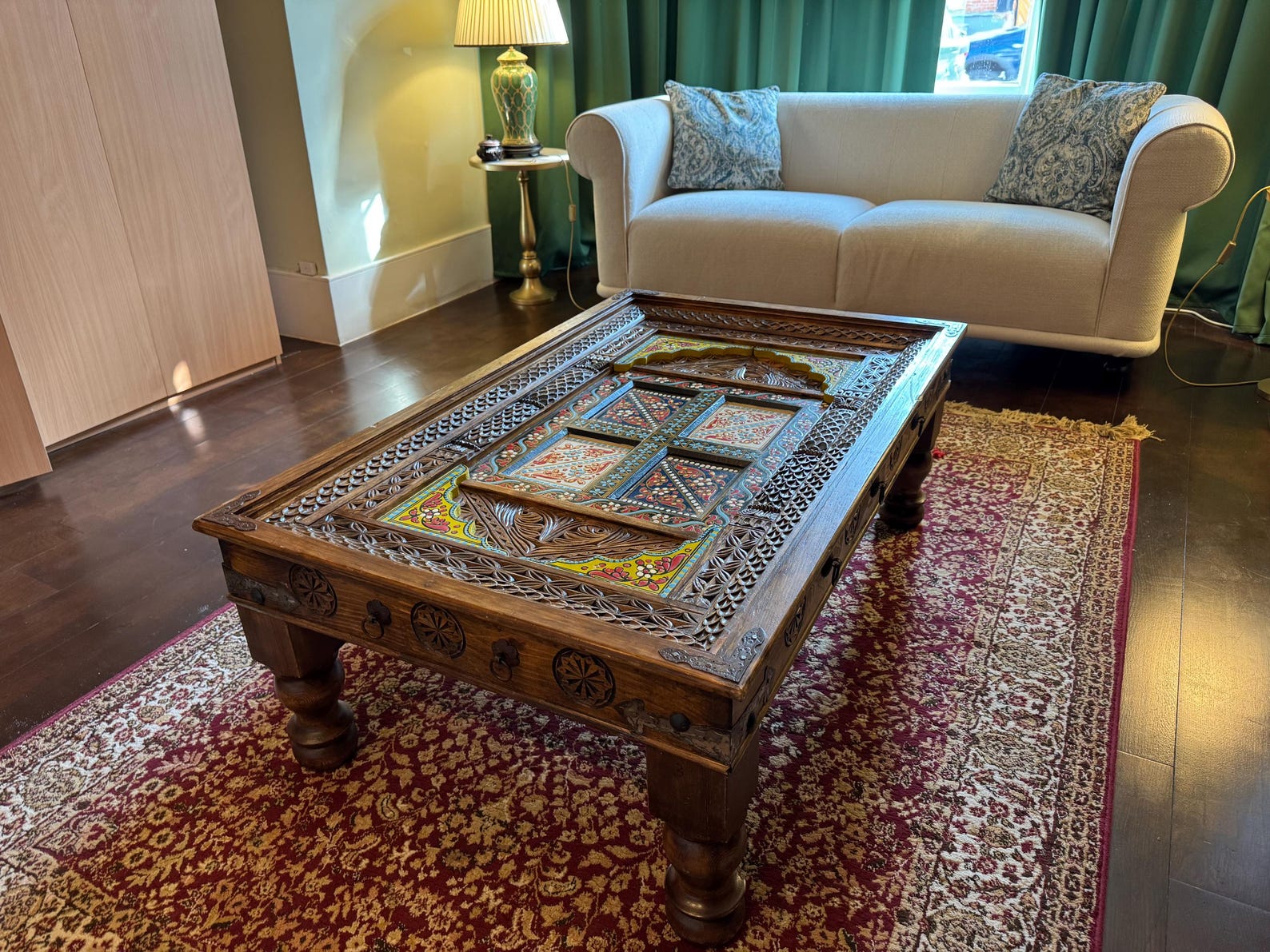 The Most Beautiful Coffee Table Ever. Hand Carved and Vintage. - Etsy