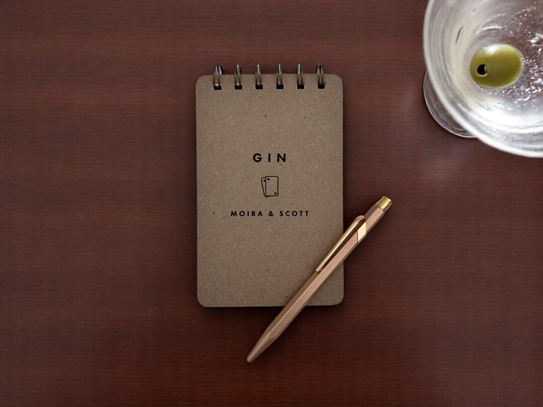 Customizable Pocket Cards Scorebook (set of 2) - Etsy