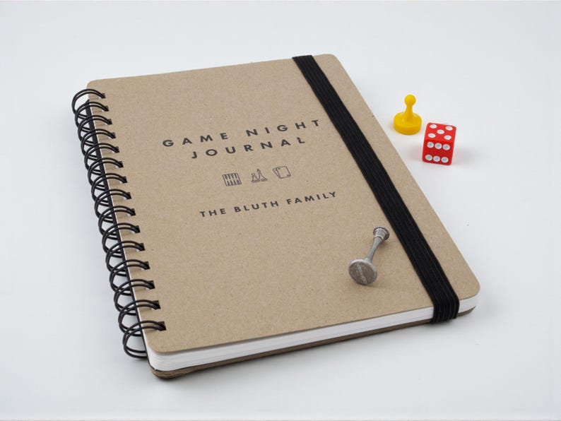 Personalized Family Game Night Journal - Etsy UK