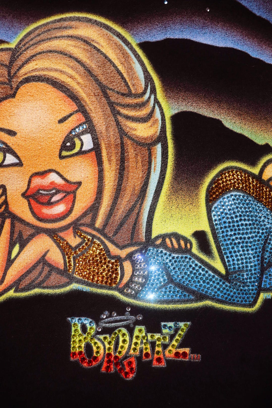 Bratz Sasha Graphic Rhinestone Top - Etsy