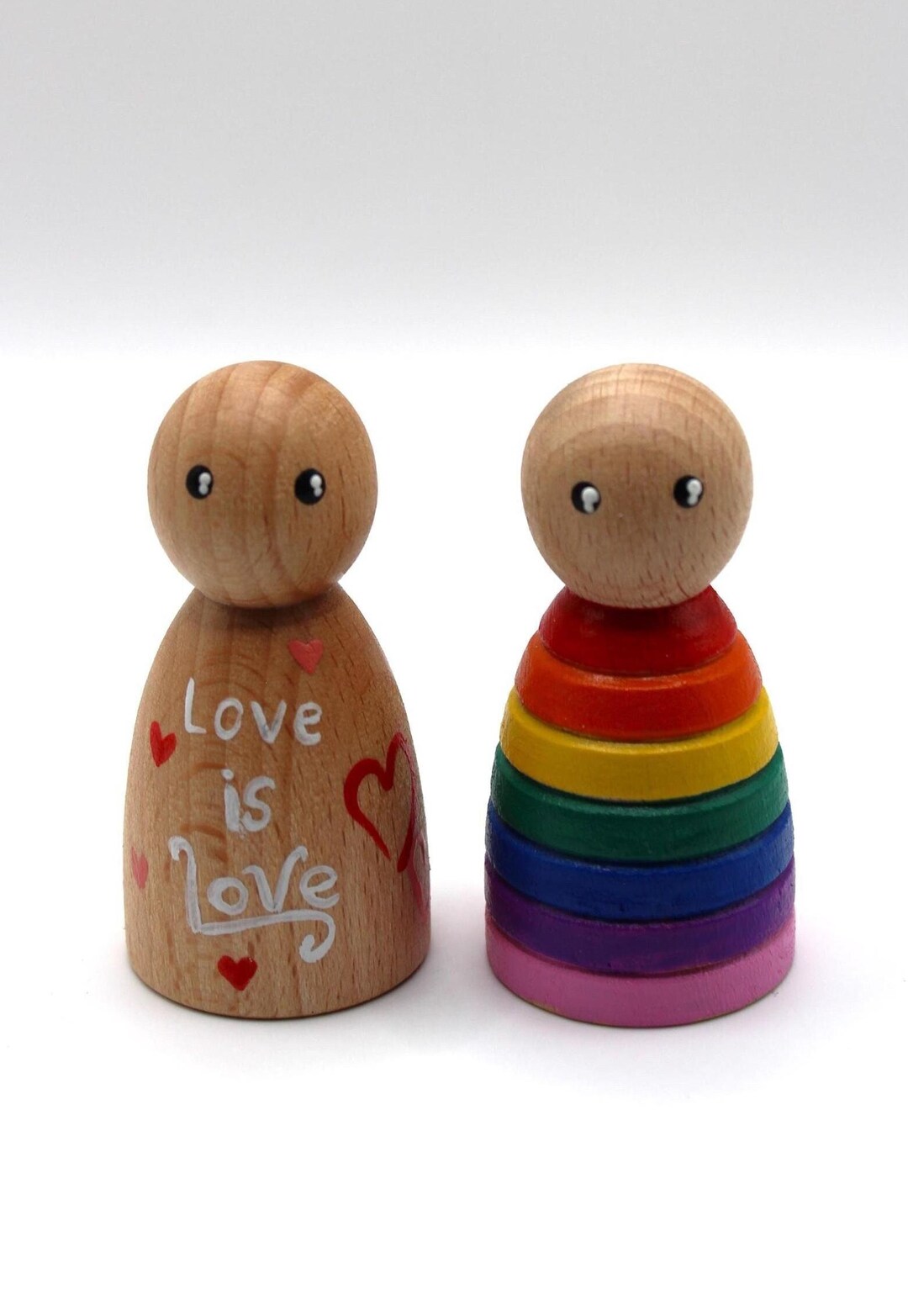 Peg Doll Love is Love - Etsy